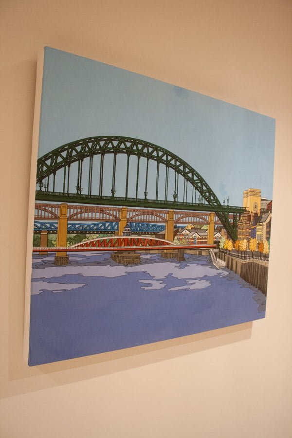 Tyne Bridges - Newcastle Illustrations by Jonathan Chapman Illustration ...