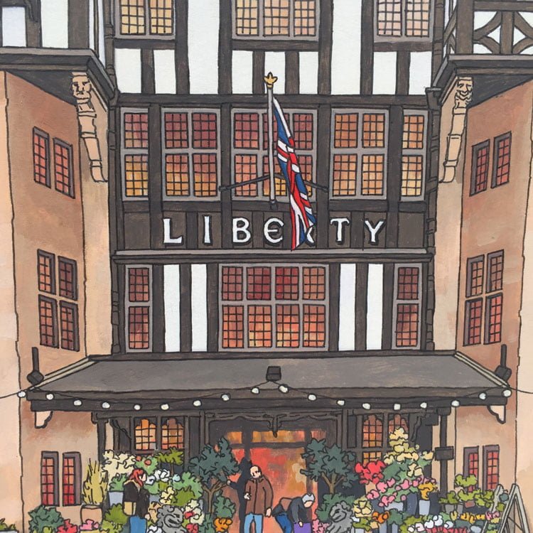 Liberty of London - Illustration by Jonathan Chapman Illustration by ...