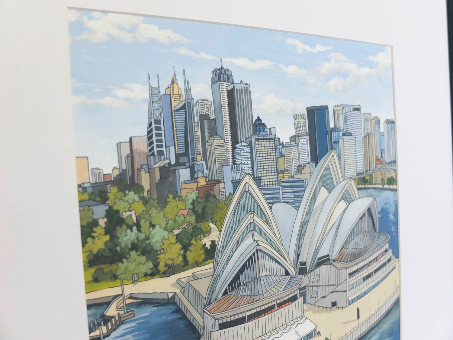 Sydney Opera House, Australia - Illustration by Jonathan Chapman ...