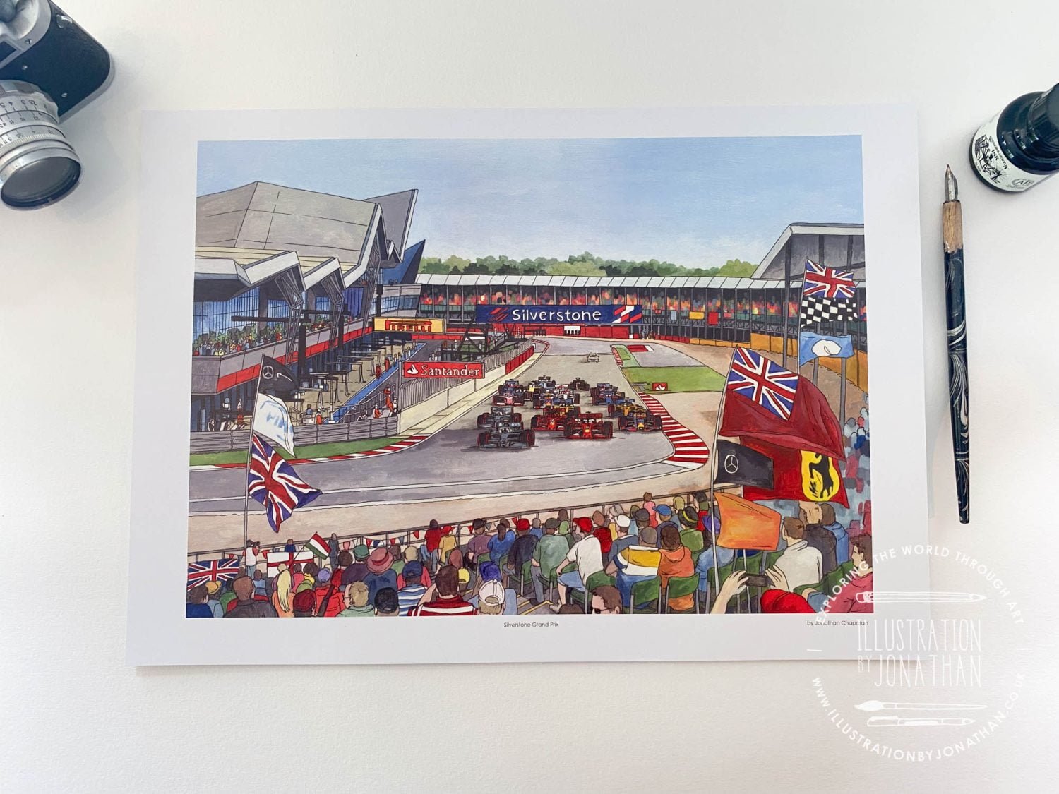 Silverstone Grand Prix Limited Edition Art Print